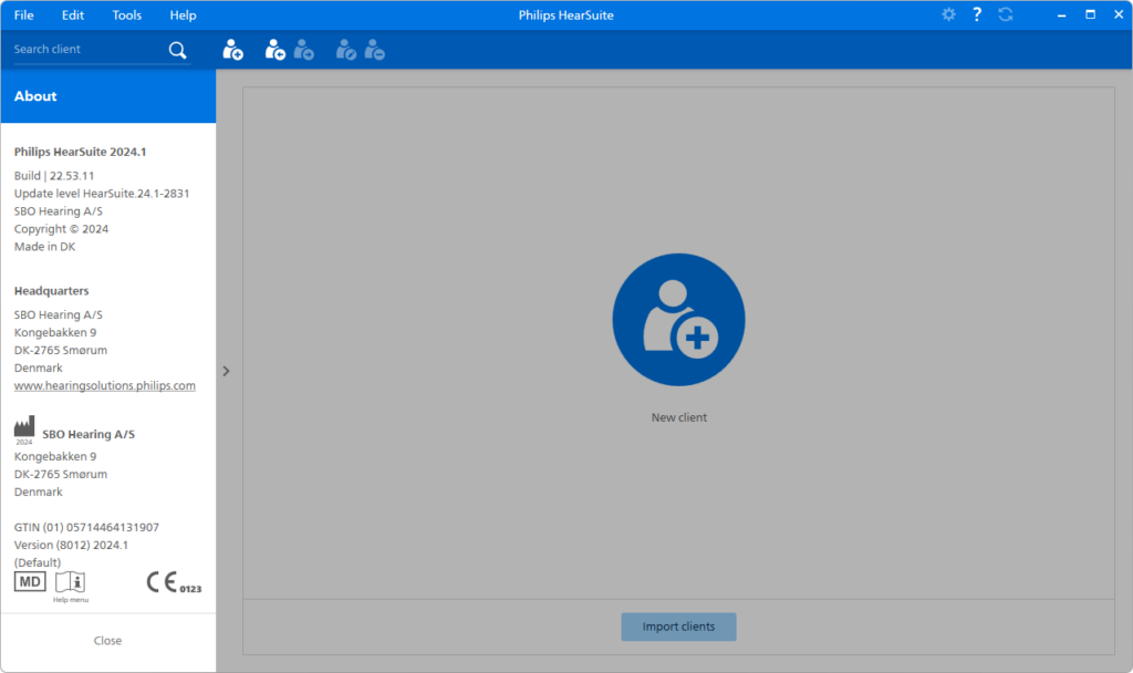 Philips HearSuite - Download Hearing aid fitting software