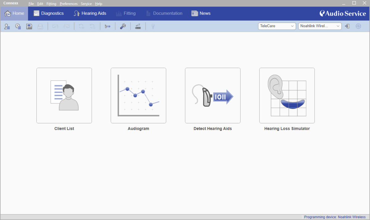 Audio Service Connexx - Fitting software download