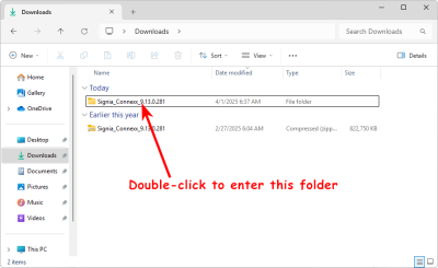 Signia Connexx Installation Guide - Hearing aid Software