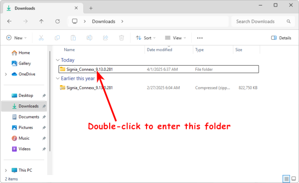Signia Connexx Installation Guide - Hearing aid Software