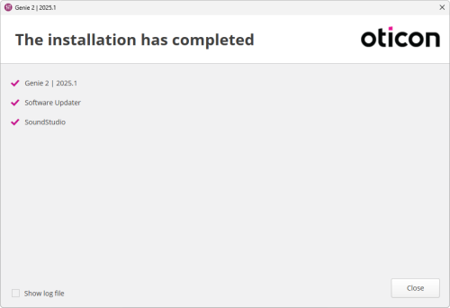 Oticon Genie 2 Installation Guide - Hearing aid Software